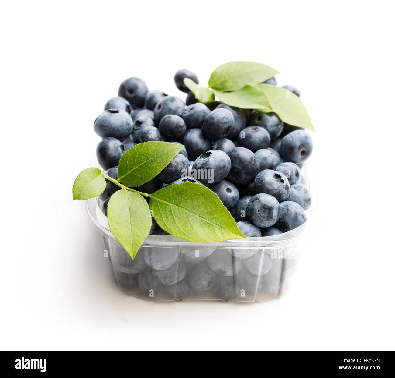 Blueberries in plastic container hi-res stock photography and images ...