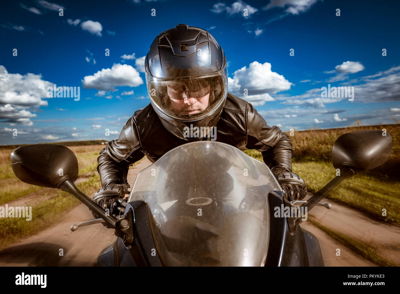 Helmet leather hi-res stock photography and images - Alamy