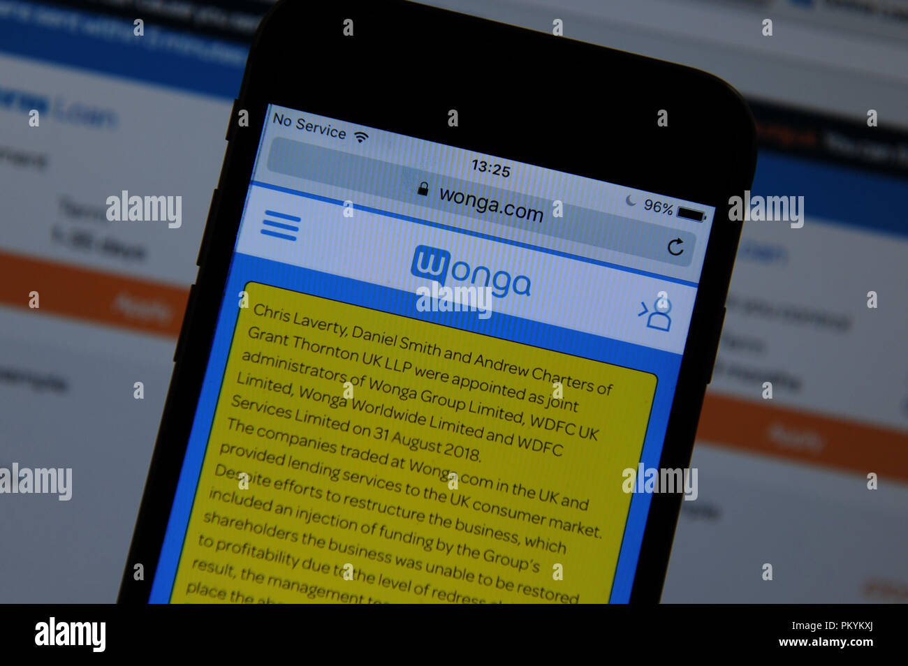 Wonga logo hi-res stock photography and images - Alamy