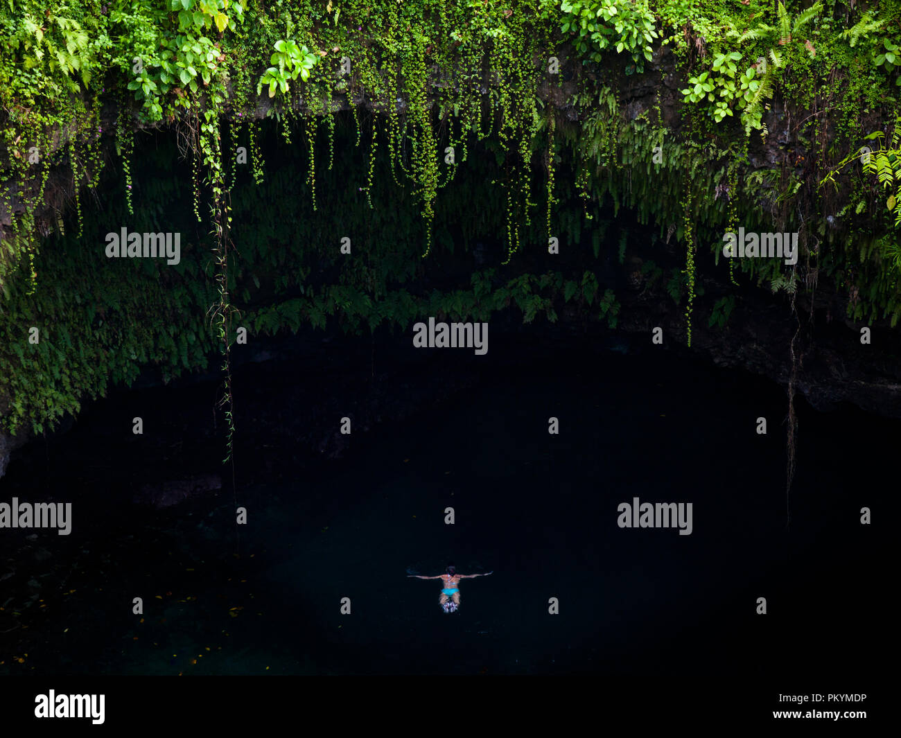 To Sua Ocean Trench, Upolu Island, Samoa Stock Photo - Alamy