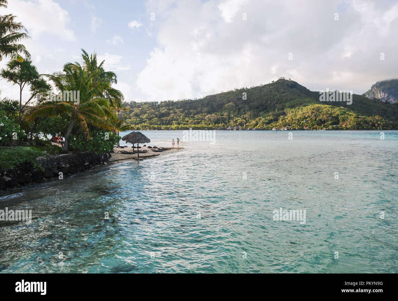 Holiday scene from Bora Bora, French Polynesia Stock Photo - Alamy