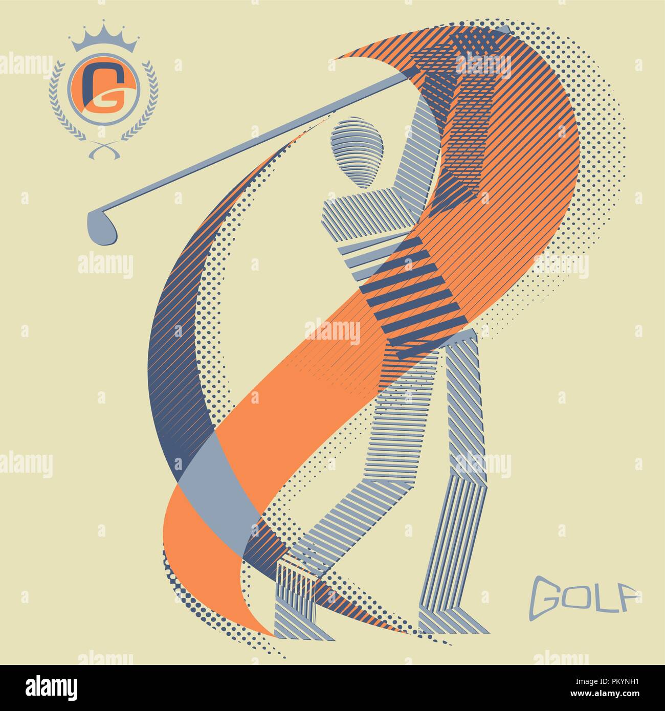 Golf club graphics hi-res stock photography and images - Alamy