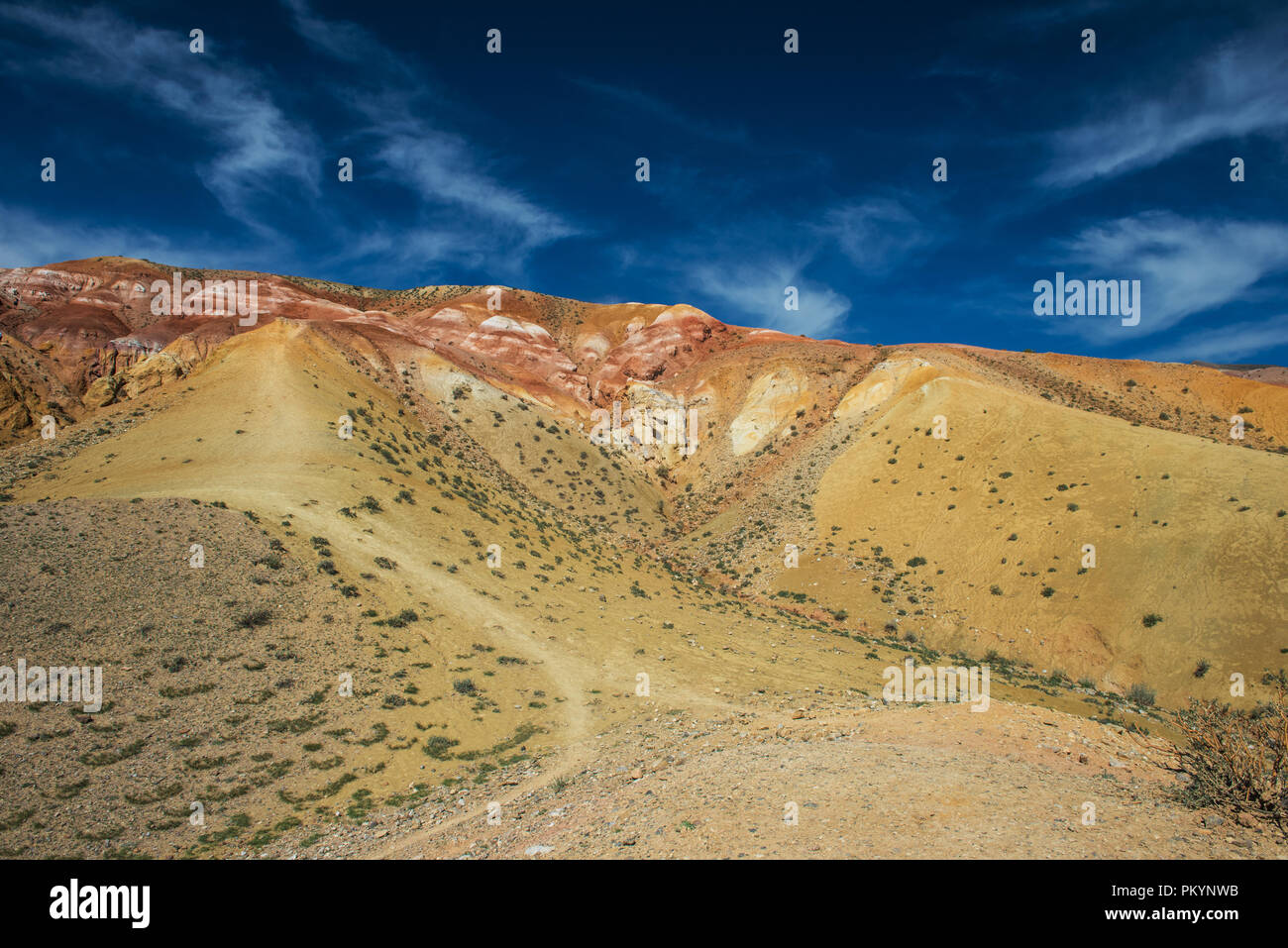 Valley of Mars landscapes Stock Photo - Alamy