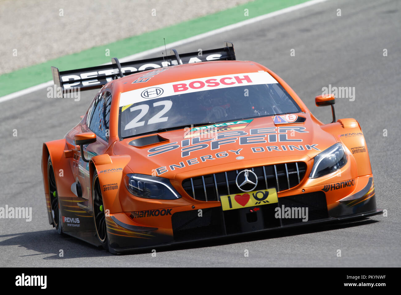 Lucas Auer, AT, Mercedes, DTM 2018, Qualifying, Hockenheim Stock Photo ...