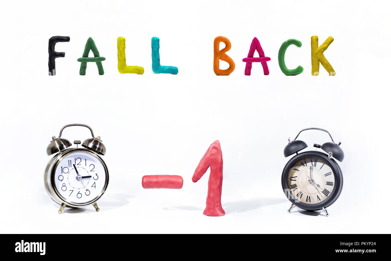 Clock going backward concept hi-res stock photography and images - Alamy