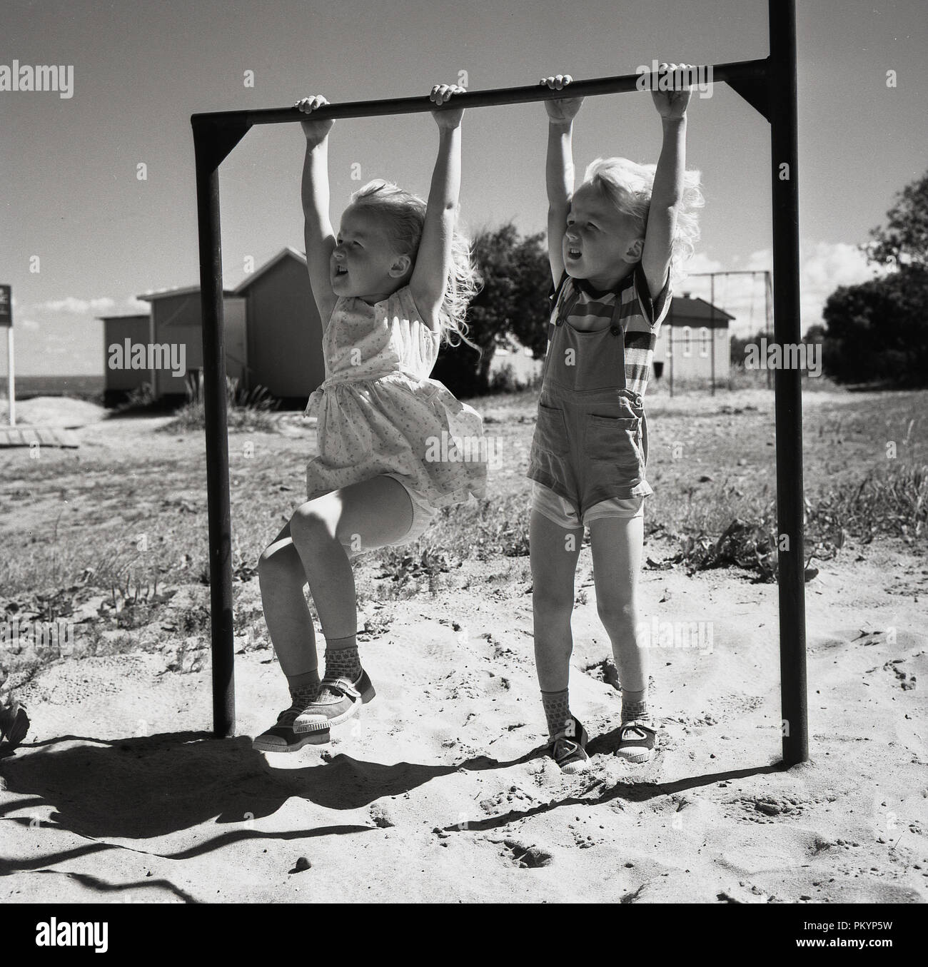 Children Playground 1960s High Resolution Stock Photography and Images ...