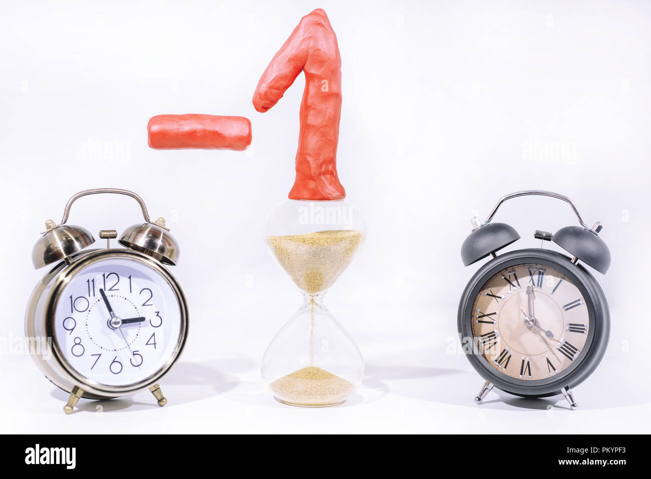 Clock going backward concept hi-res stock photography and images - Alamy