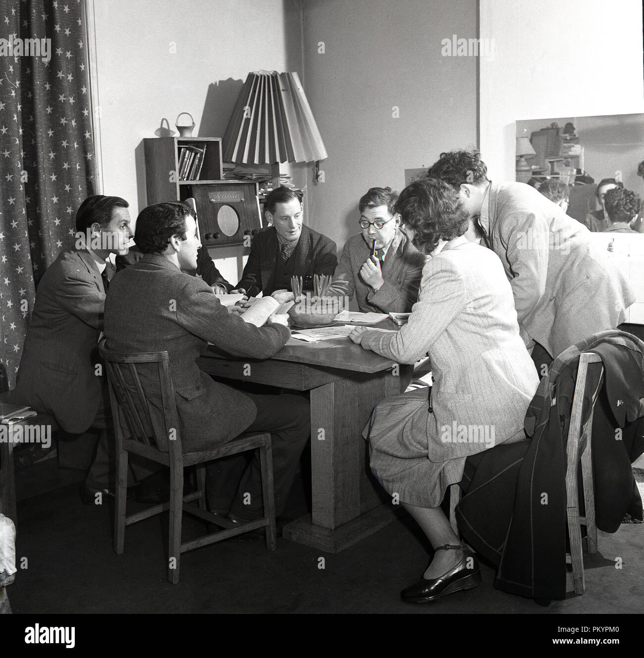 Meeting Table 1950s High Resolution Stock Photography and Images - Alamy