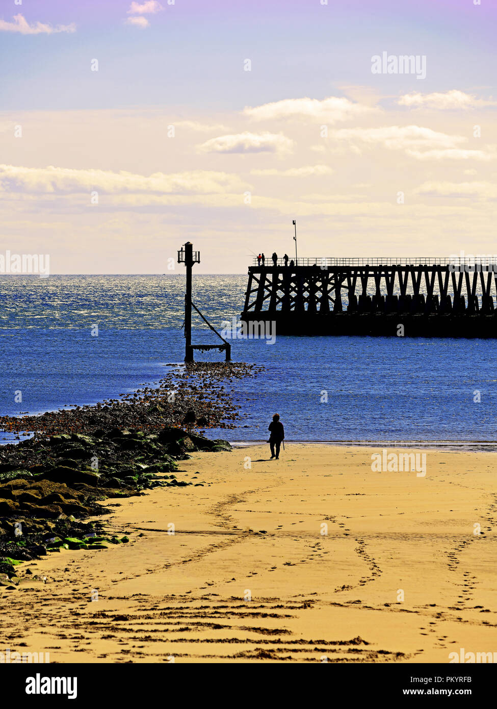 Blyth pier hi-res stock photography and images - Alamy