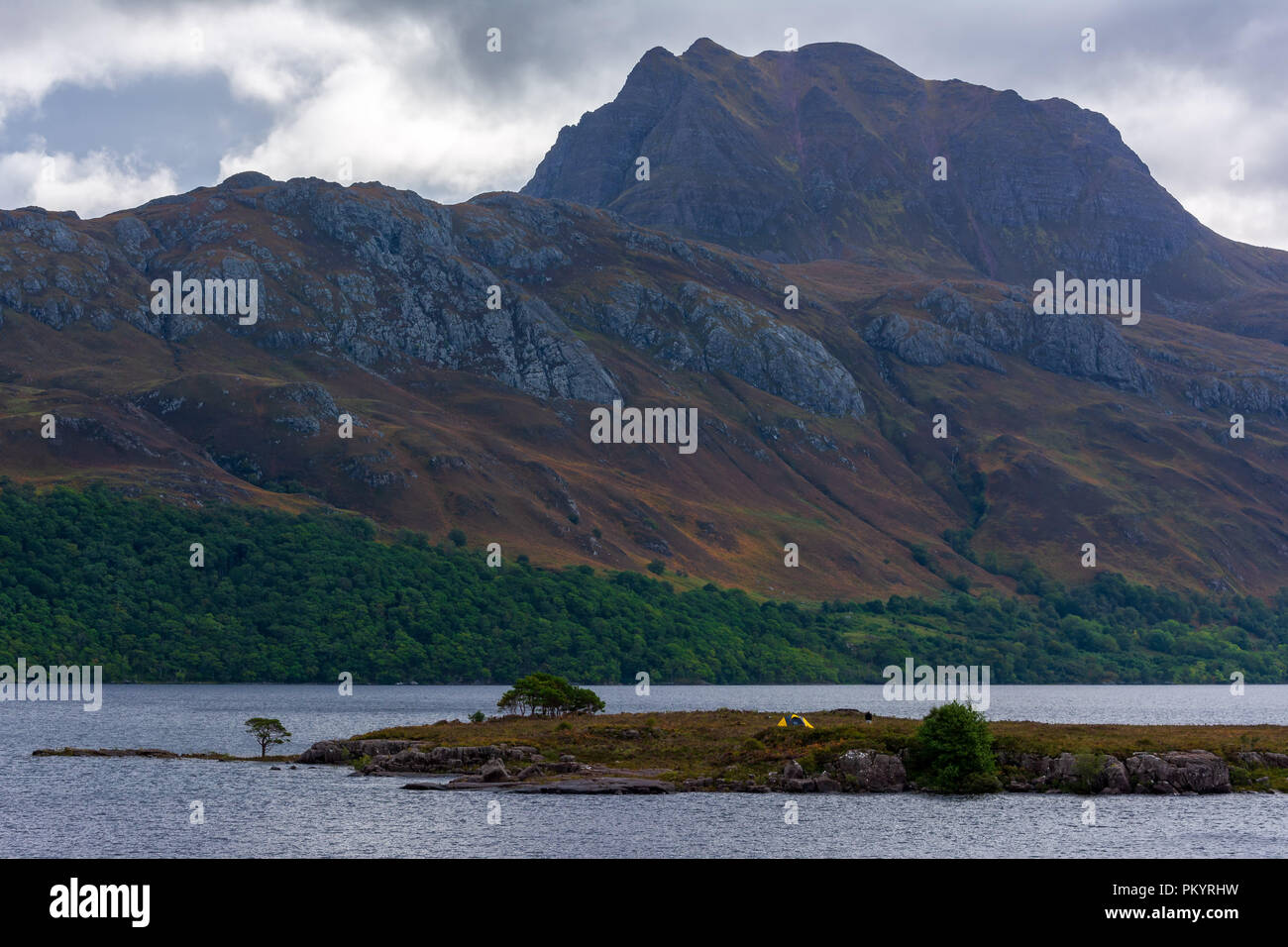 Slioch and Loch Maree, Wester Ross, Scotland, United Kingdom Stock ...