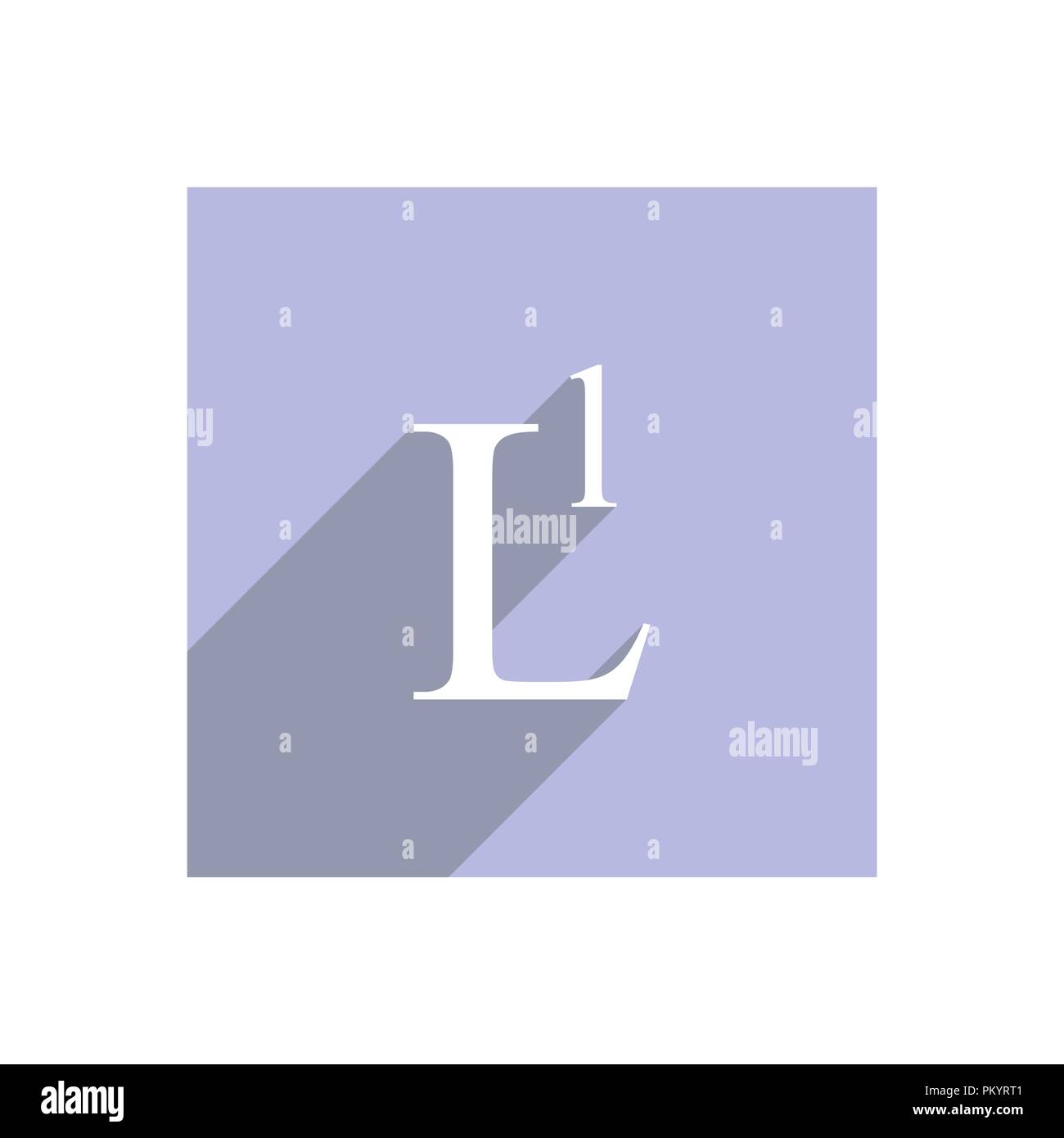 Letter l lowercase Stock Vector Images - Alamy