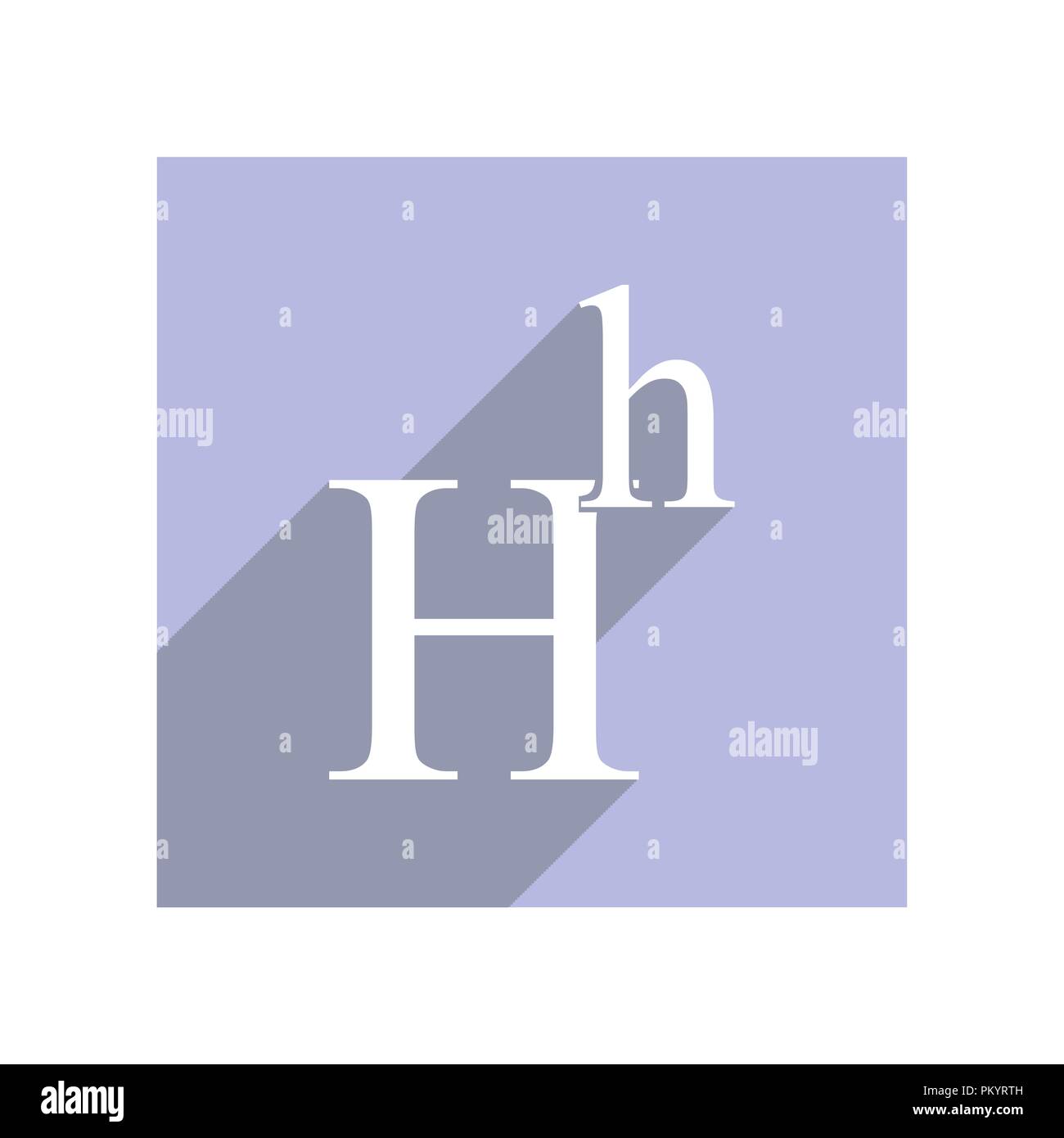 Letter h lowercase Stock Vector Images - Alamy