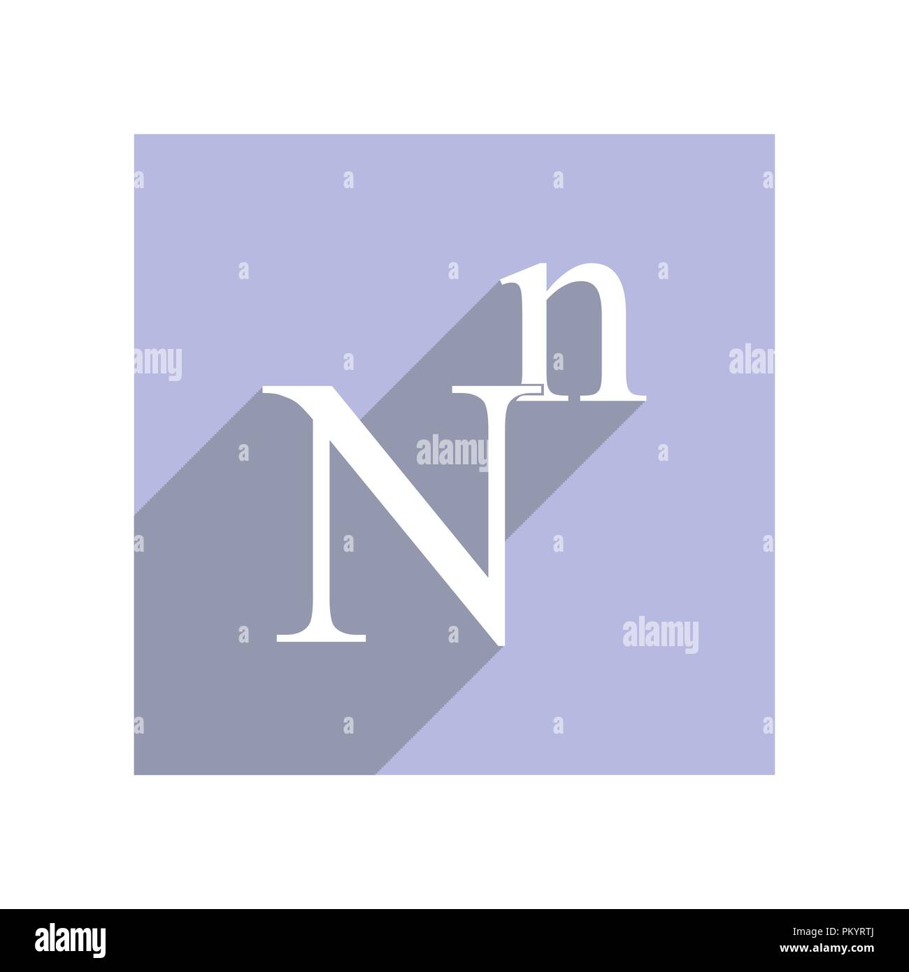 Uppercase letter n lowercase hi-res stock photography and images - Alamy
