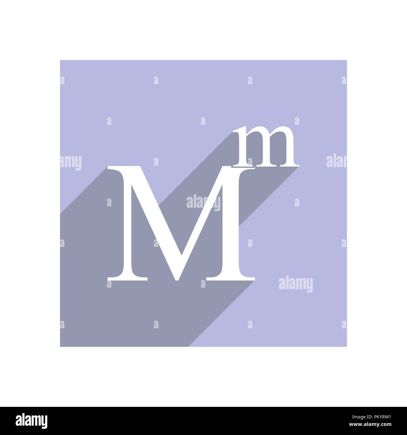 Letter m lowercase Stock Vector Images - Alamy