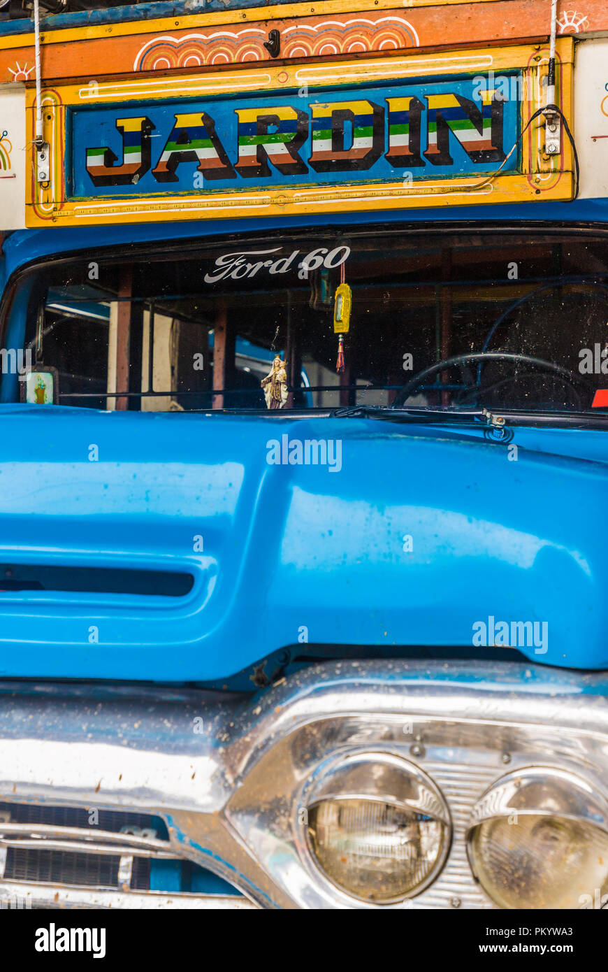 Brightly colored bus hi-res stock photography and images - Alamy