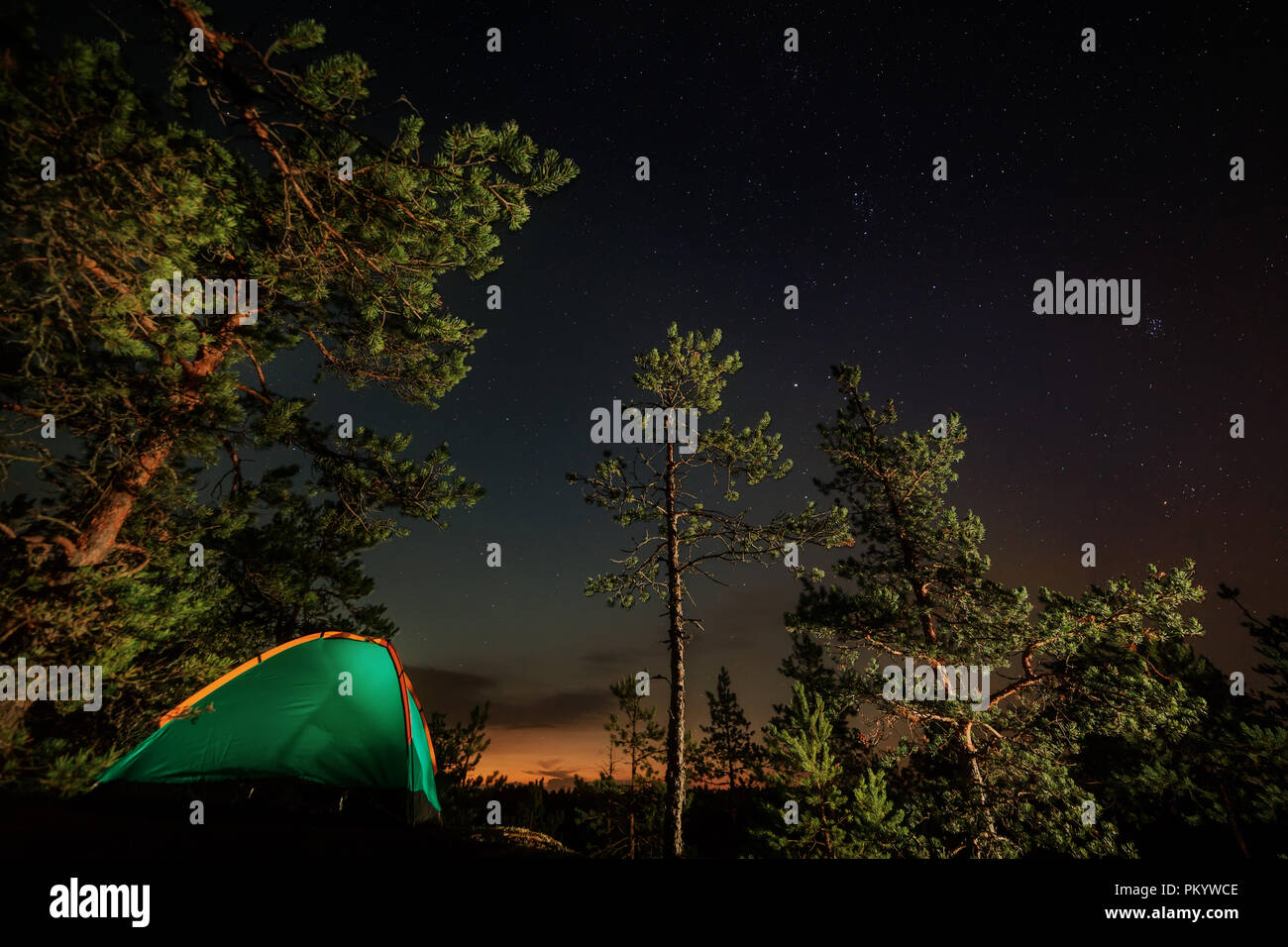 Night Camping Scenes