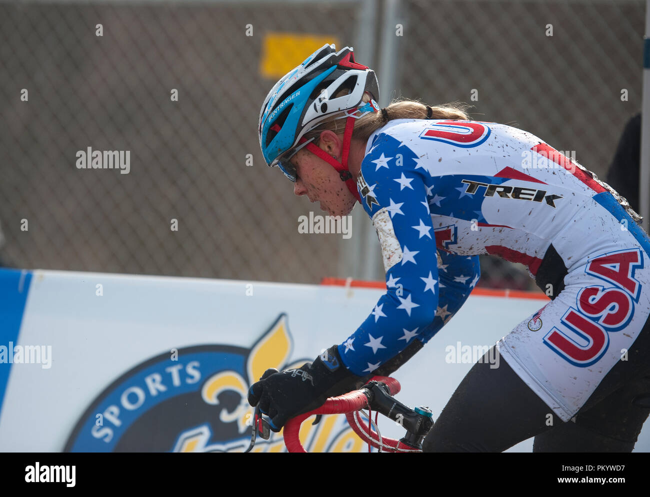 UNITED STATES - FEB 02 : Katie Compton (USA) on her way to the silver ...