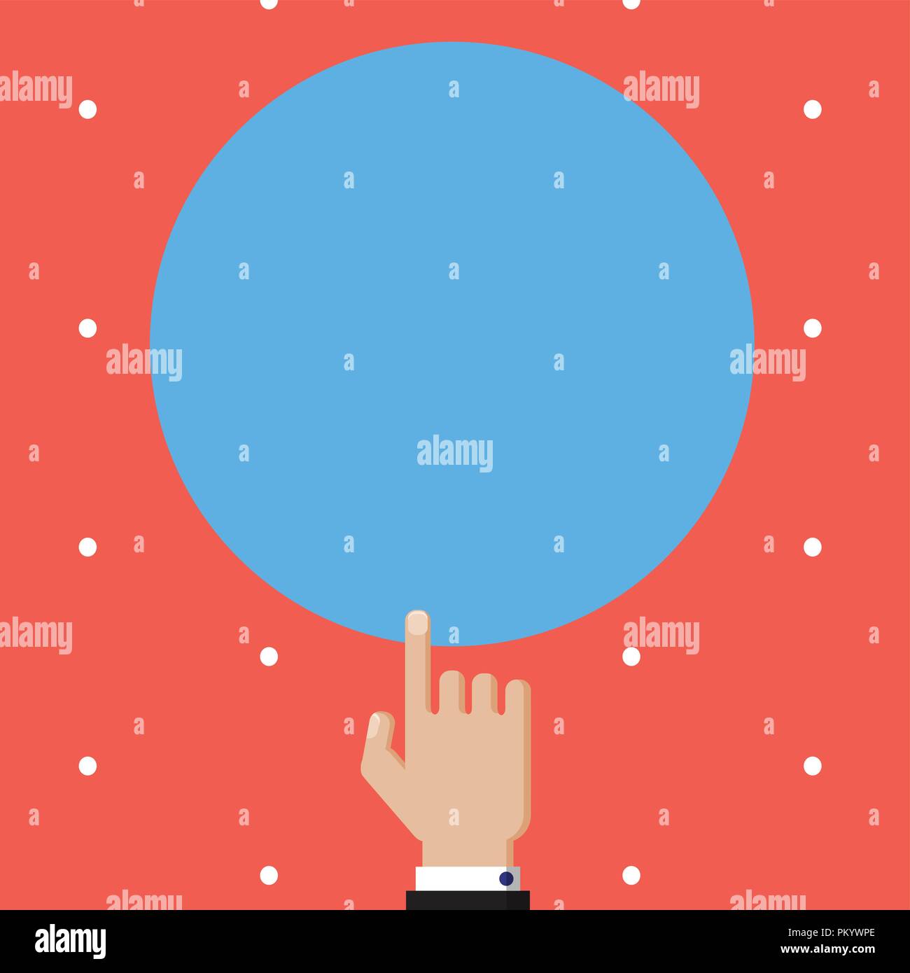 Flat design Vector Illustration Empty esp template copy text for Ad ...