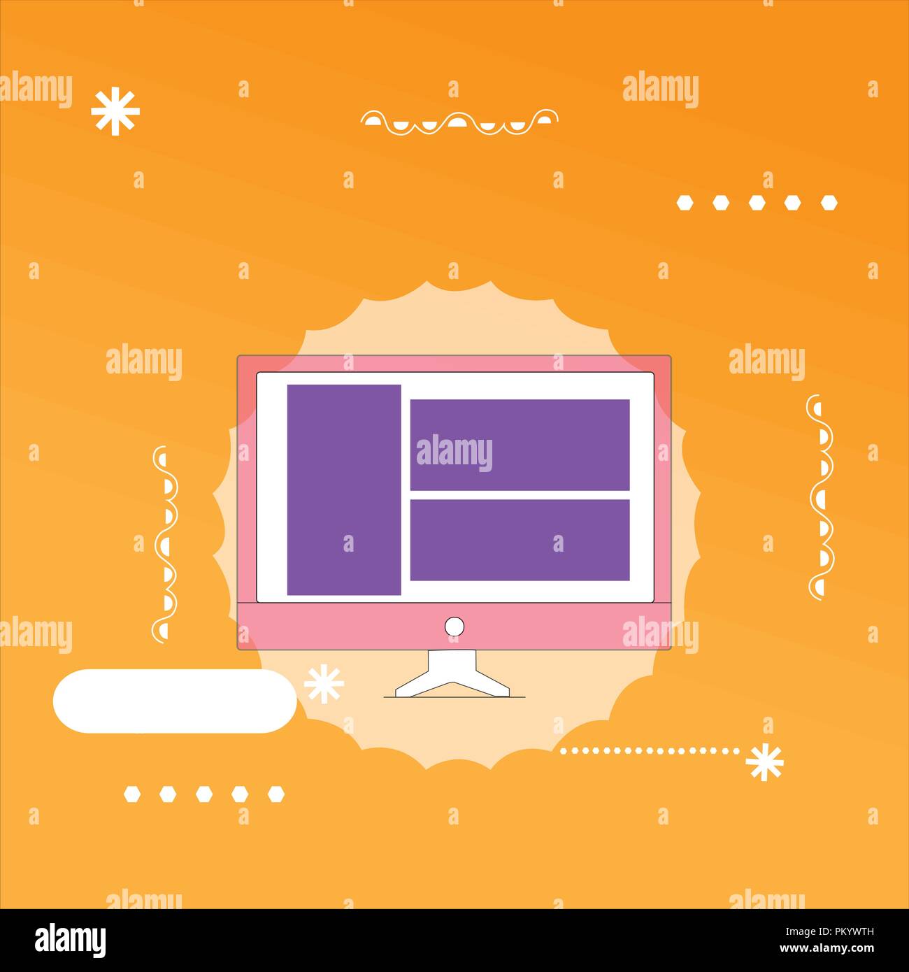 Horizontal bar mounted Stock Vector Images - Alamy