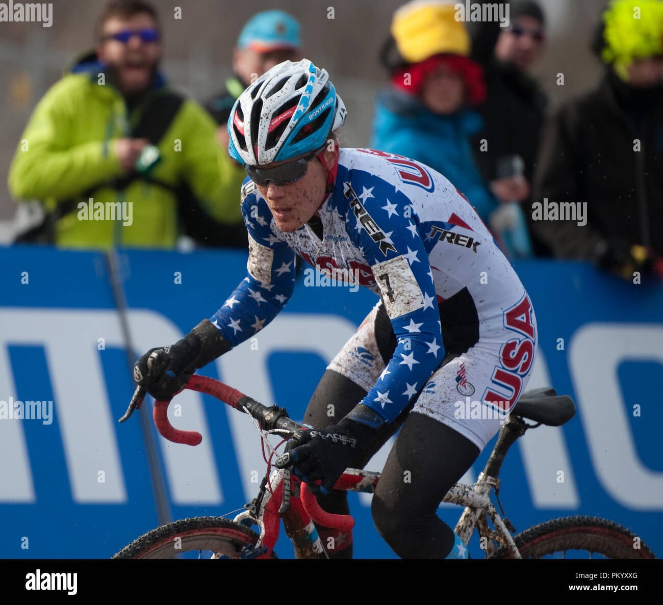 UNITED STATES - FEB 02 : Katie Compton (USA) on her way to the silver ...