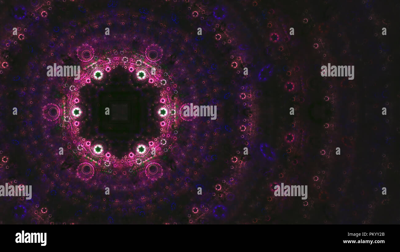 Abstract creative fractal fantasy background. Template for card design ...