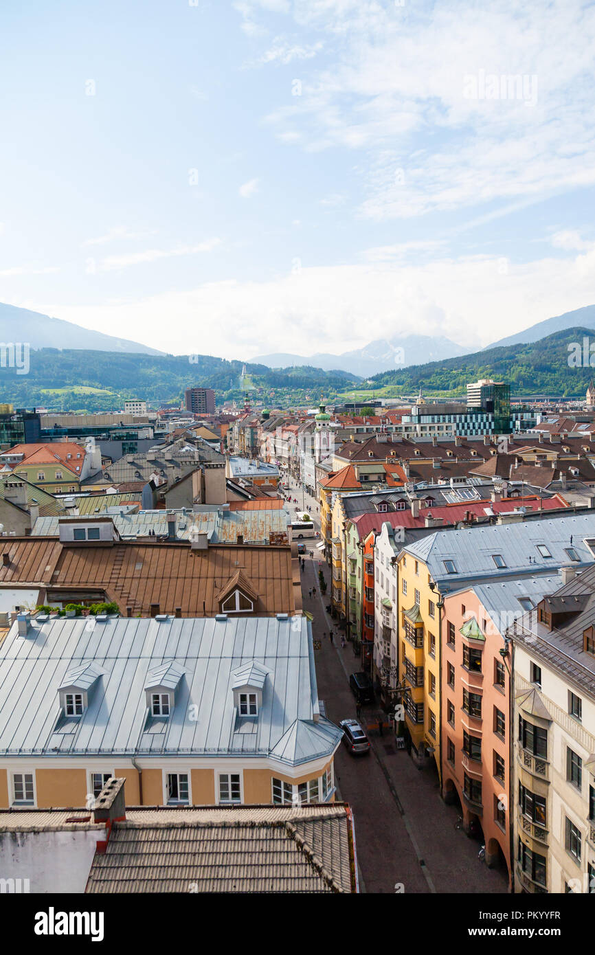 Innsbruck clock tower hi-res stock photography and images - Alamy