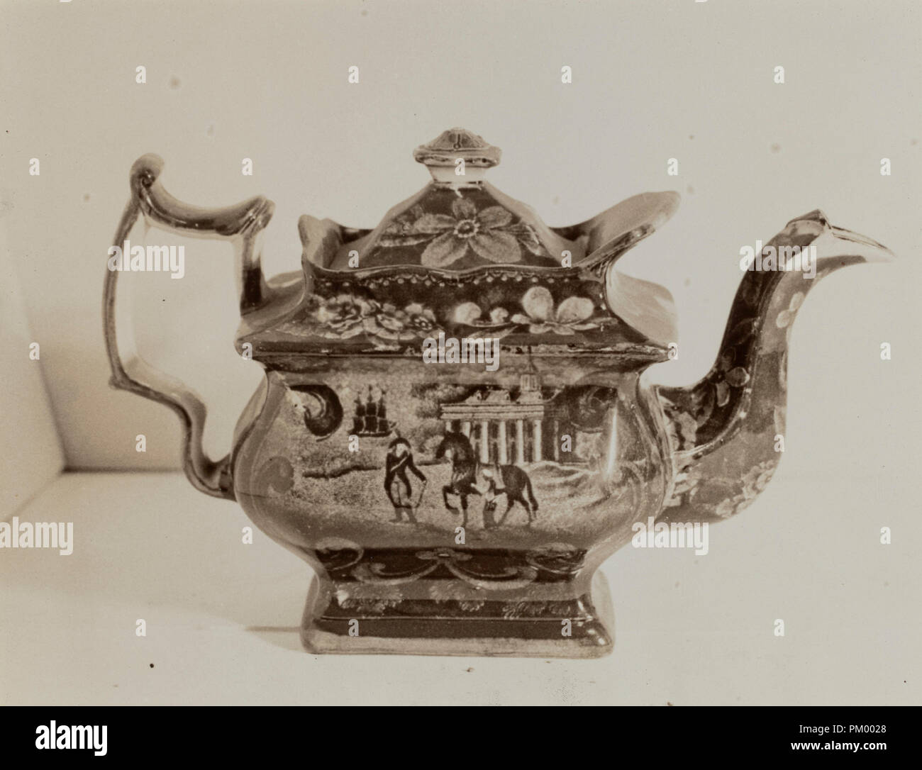 Teapot - "Mt. Vernon". Dated: c. 1936. Dimensions: overall: 20.3 x 25.4 ...