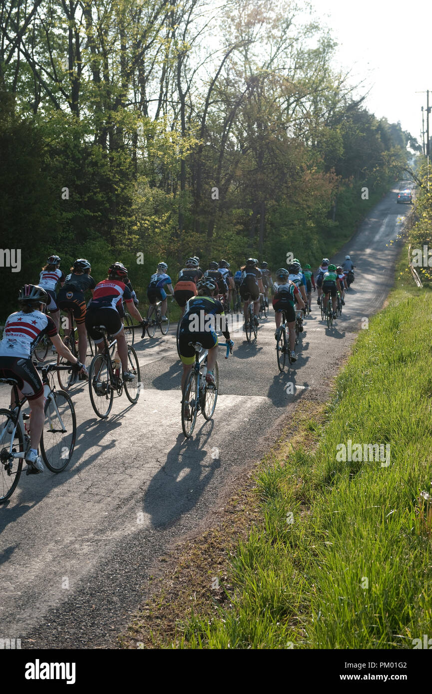 UNITED STATES - April 21: The All American Bicycle Road Race in ...