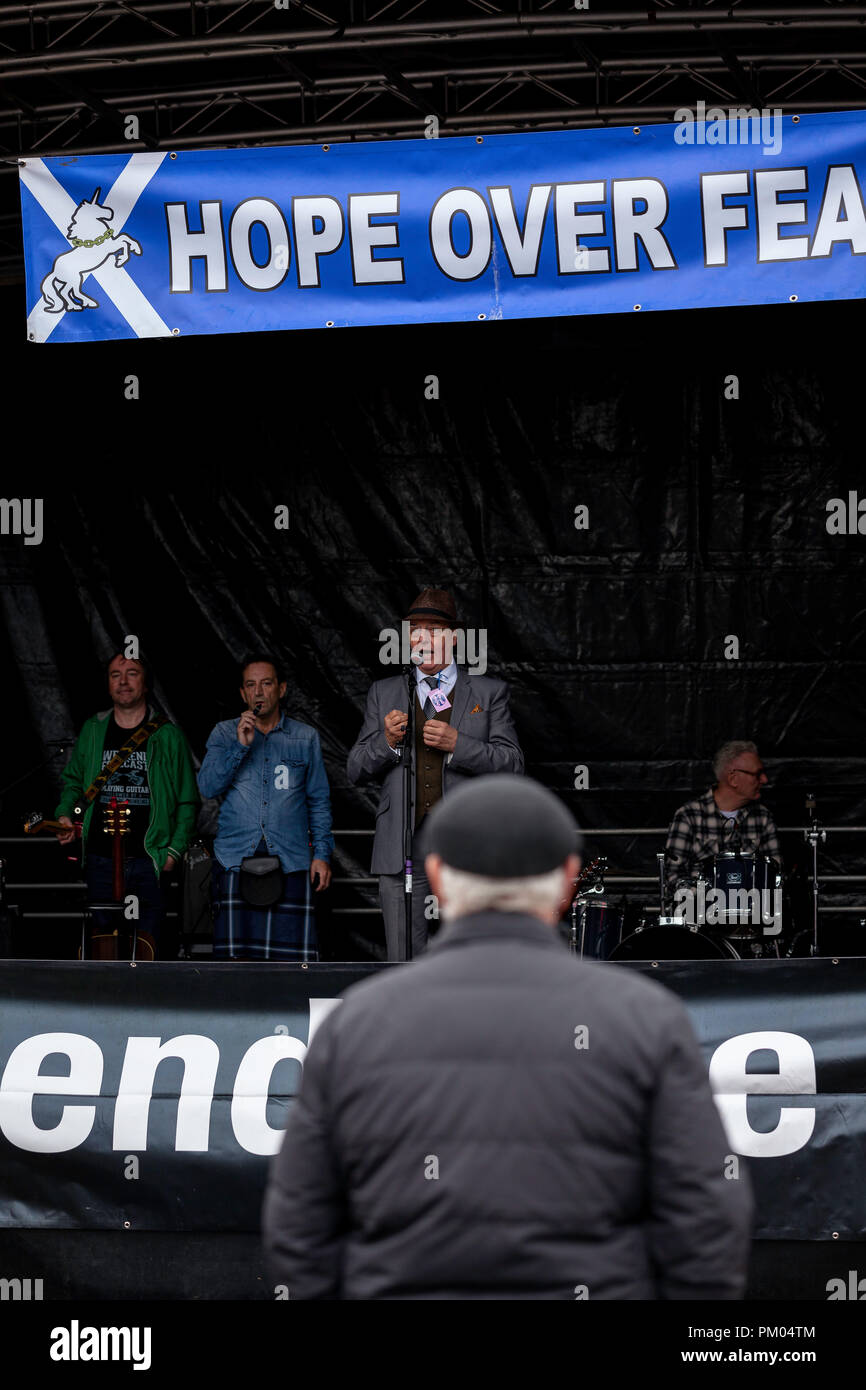 Hope over Fear Glasgow George Square Rally September 15th 2018 Stock ...