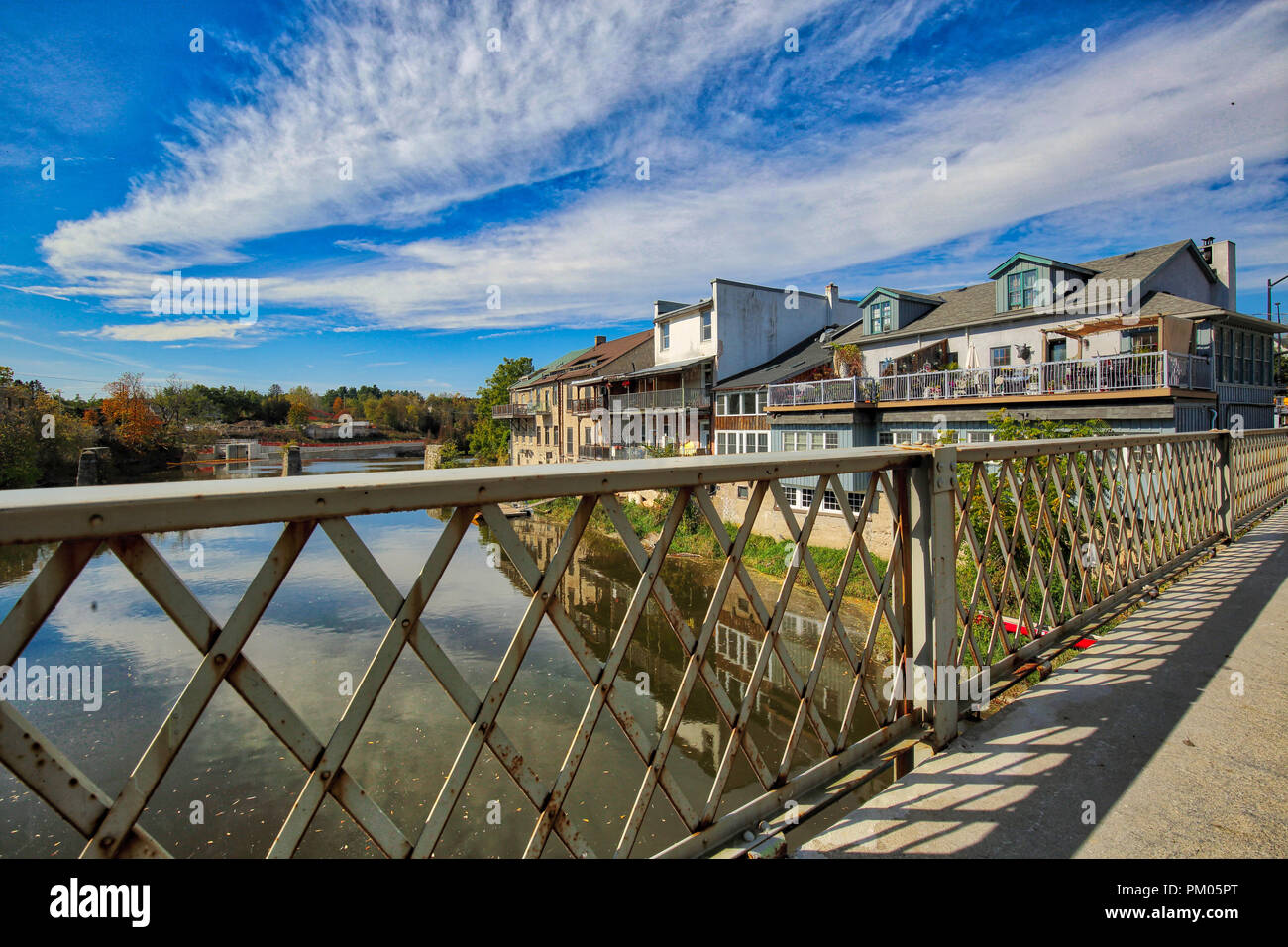 Beautiful Elora Streets in city's historic downtown Stock Photo - Alamy