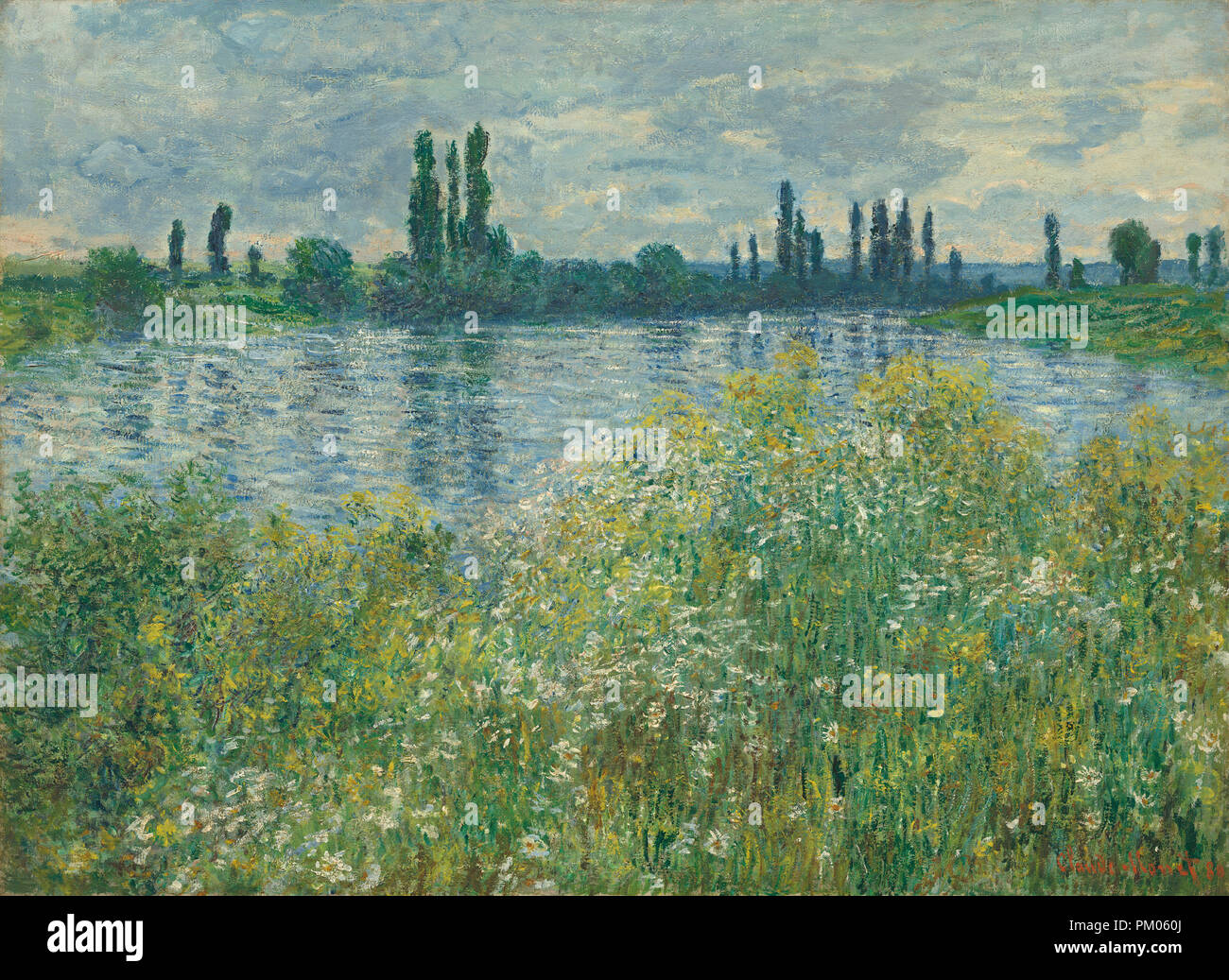 Spring in vetheuil by claude monet hi-res stock photography and images ...