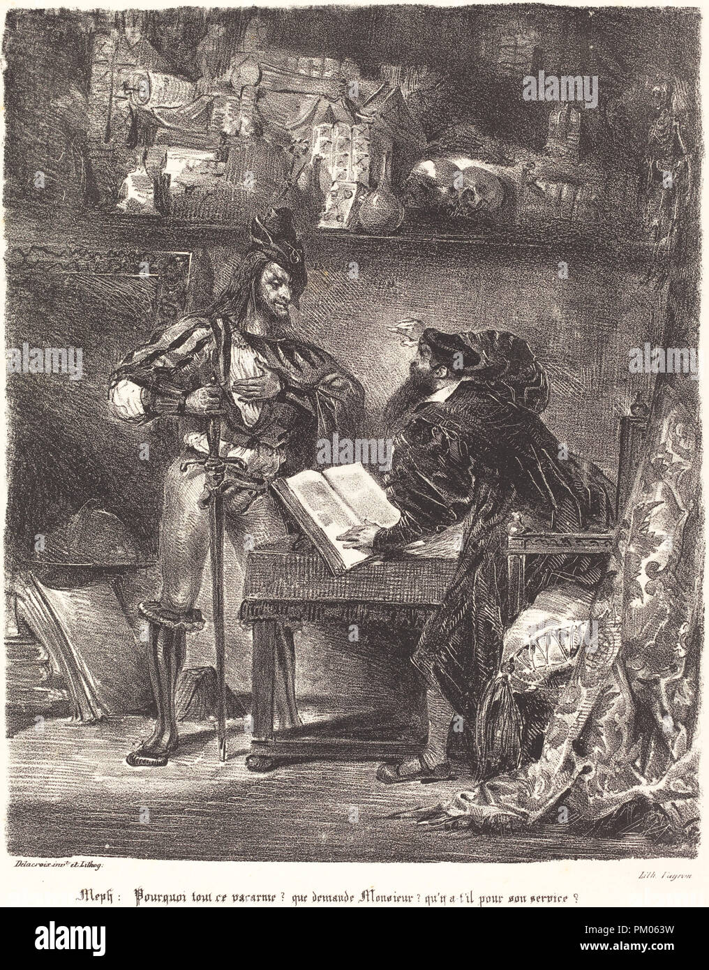 Mephistopheles apparaissant a faust hi-res stock photography and images ...
