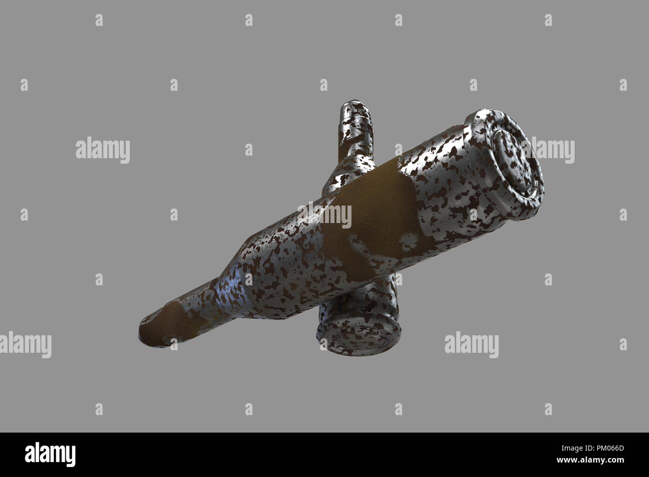 Old rusty pistol isolated on hi-res stock photography and images - Alamy