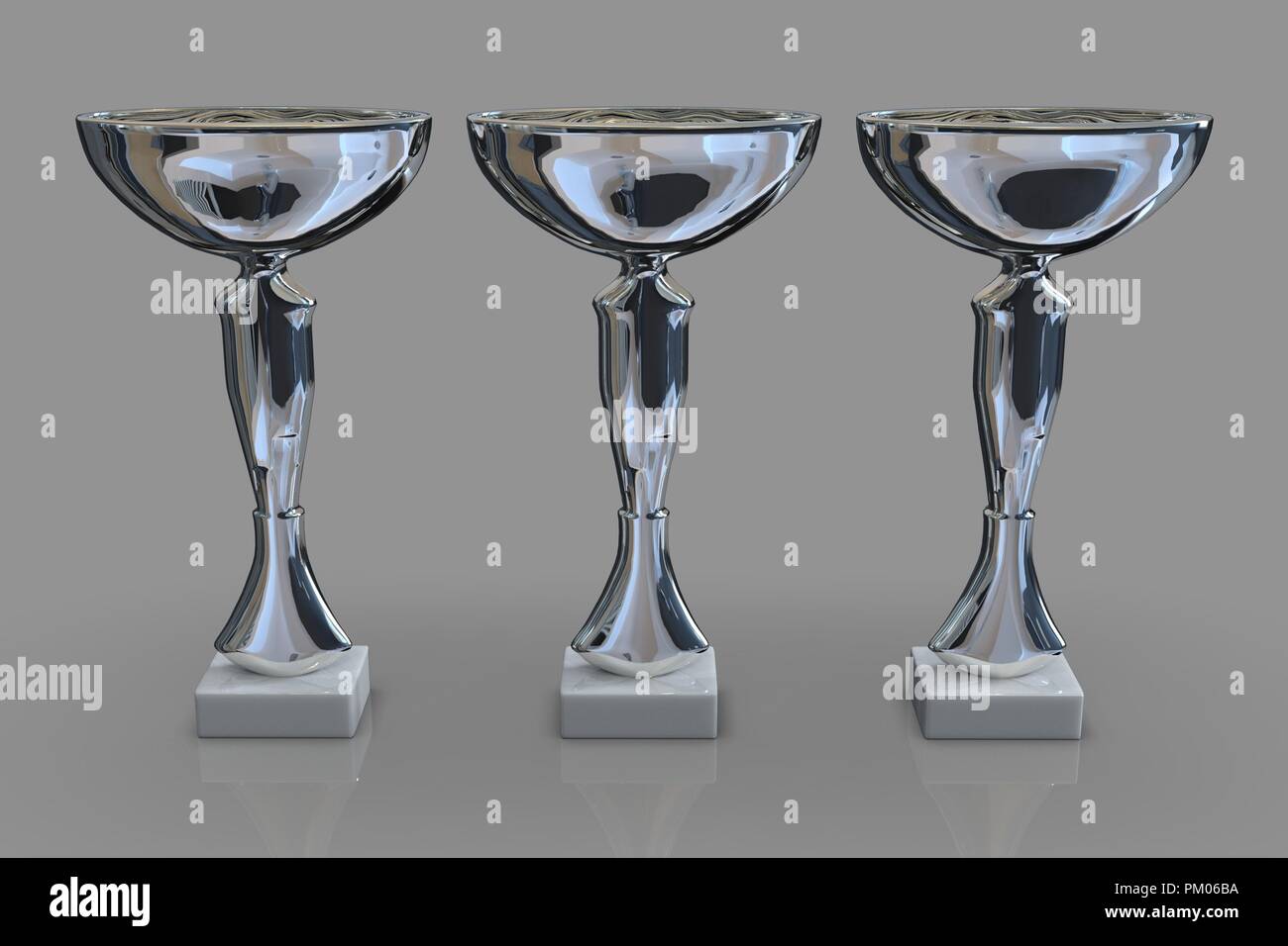 Silver trophy cups hi-res stock photography and images - Alamy