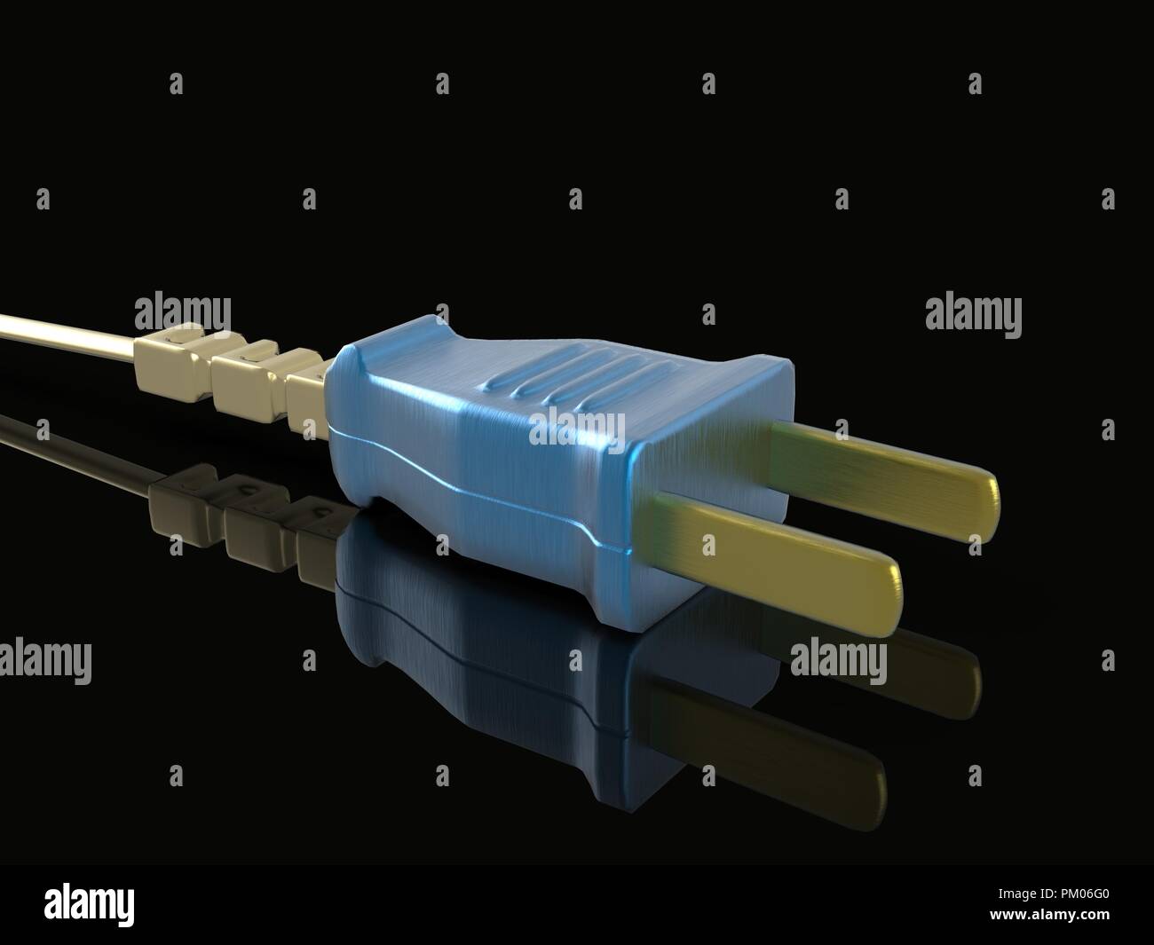 Color US style plug Stock Photo - Alamy