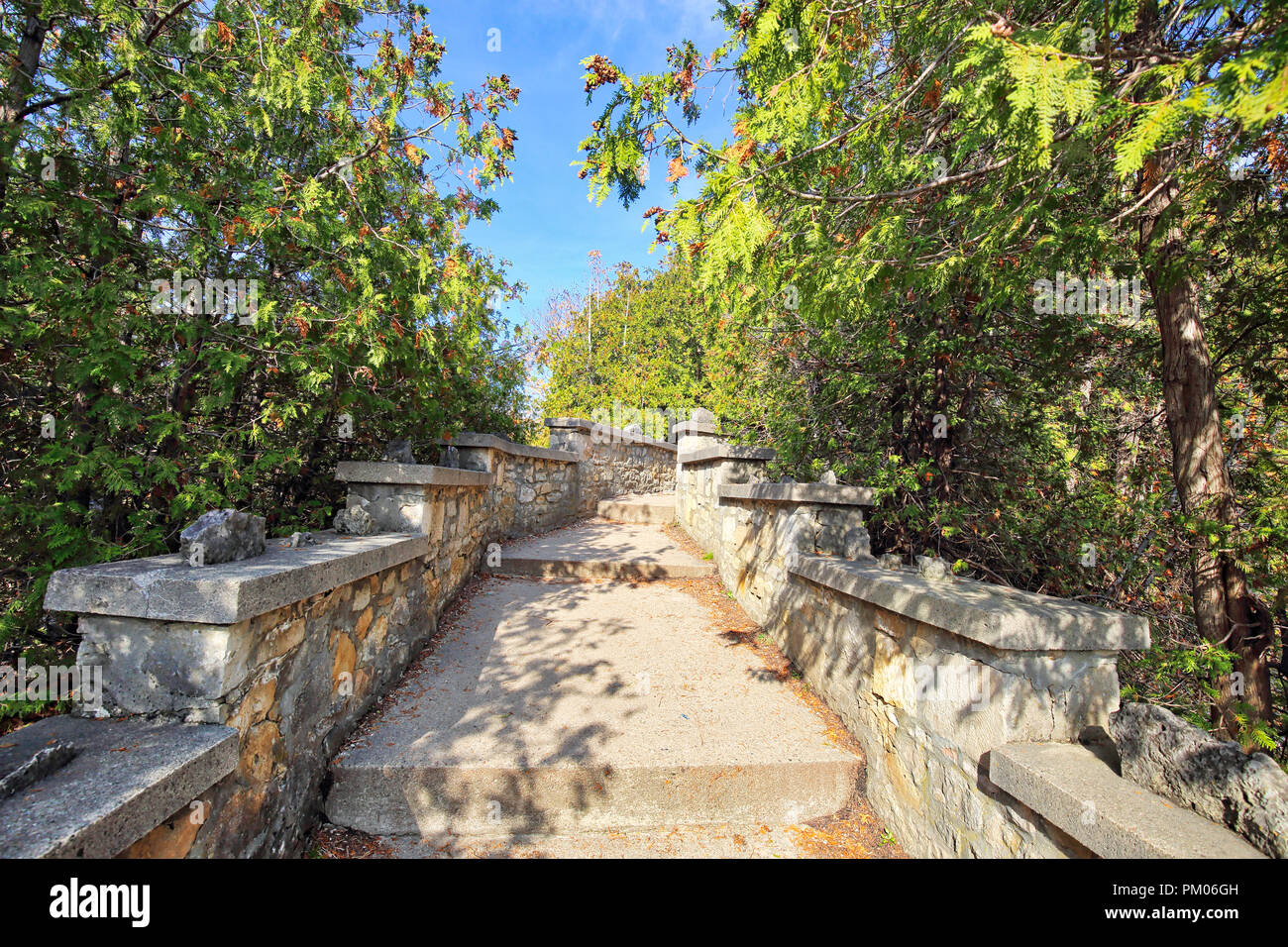 Elora city parks and hiking trails Stock Photo - Alamy