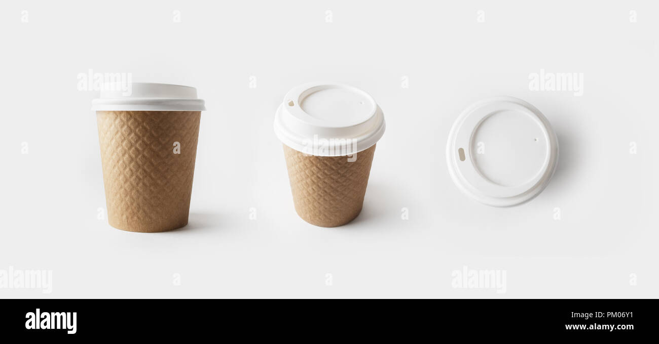 Blank kraft paper takeaway container hi-res stock photography and ...