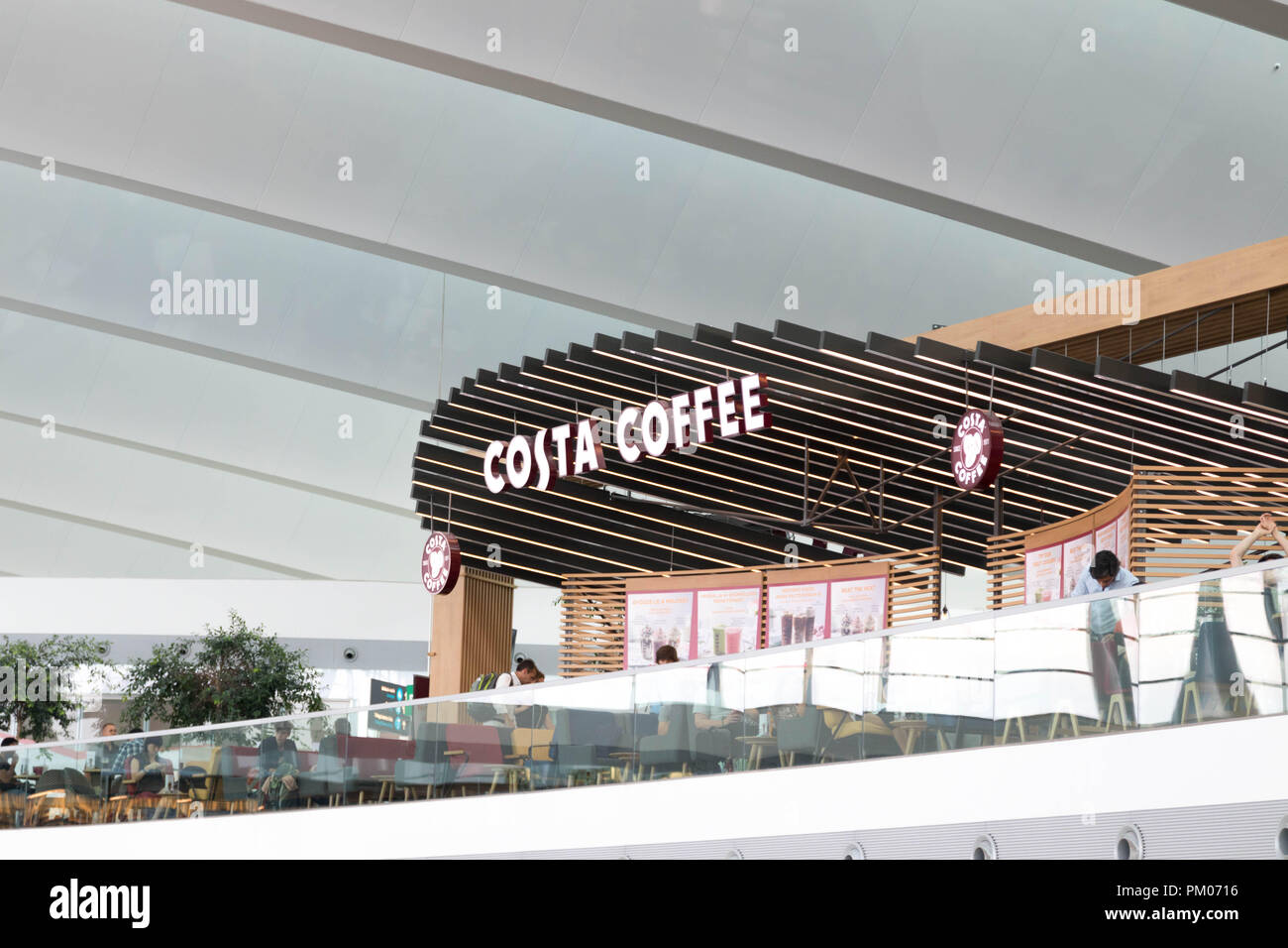 Costa coffee shop store dispenser of coffee Stock Photo - Alamy