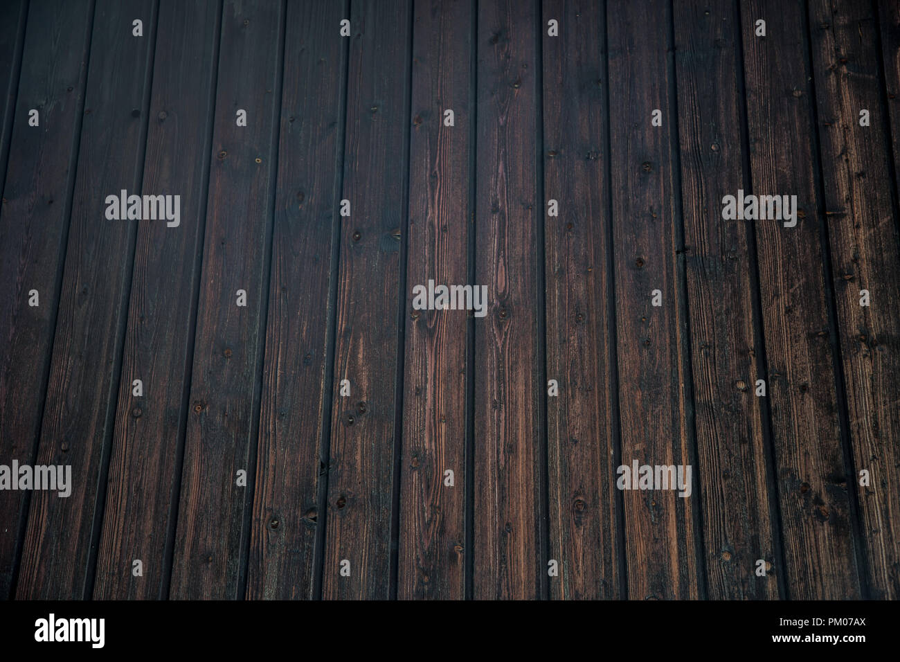 Wooden wall of a house Stock Photo - Alamy
