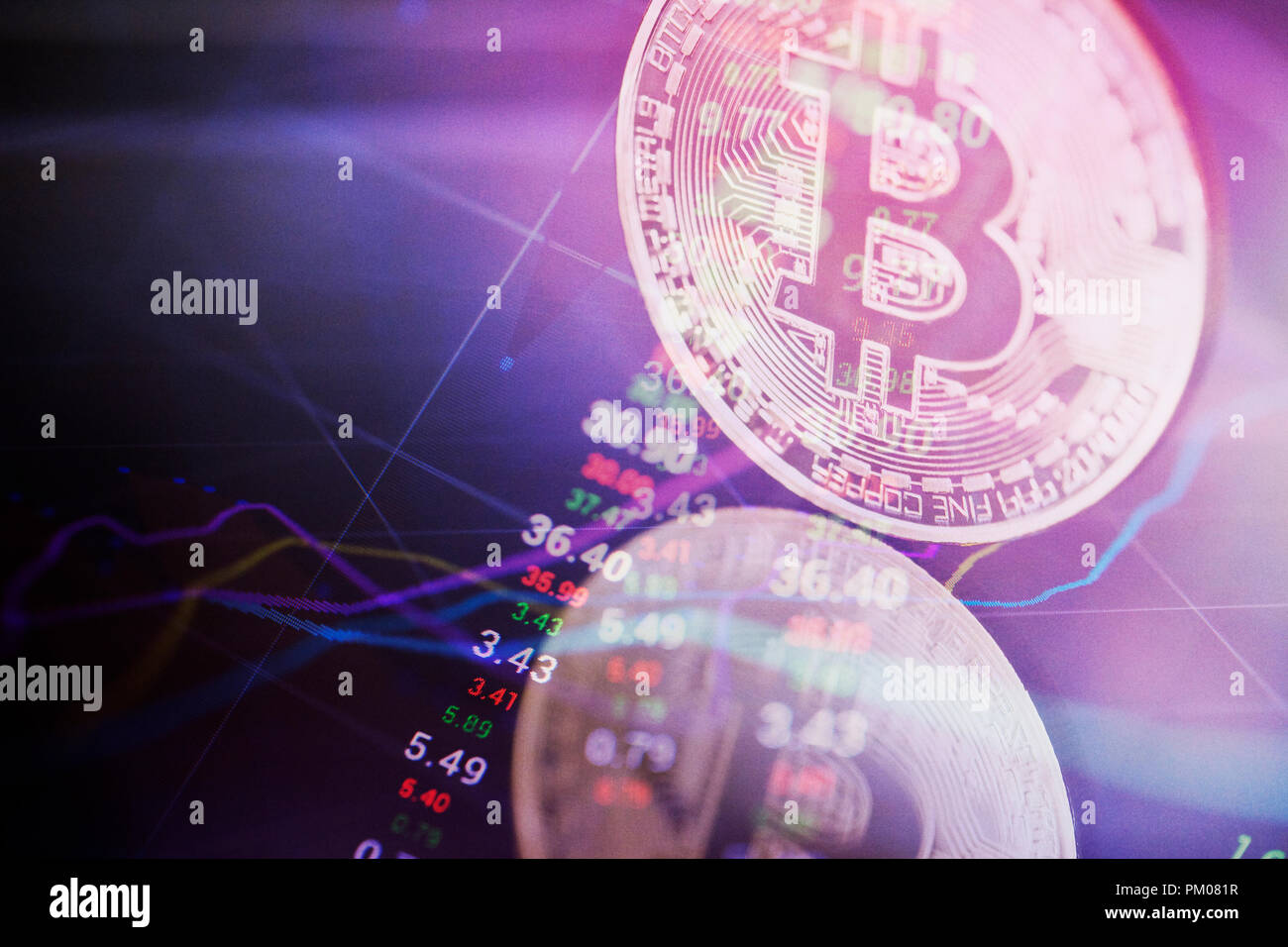 Cryptocurrency chart hi-res stock photography and images - Alamy