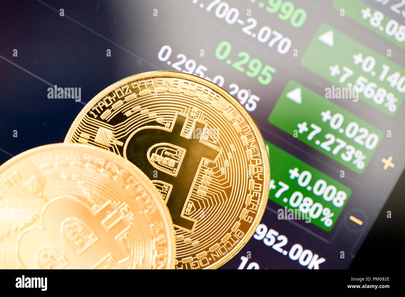 Cryptocurrency chart High Resolution Stock Photography and Images - Alamy