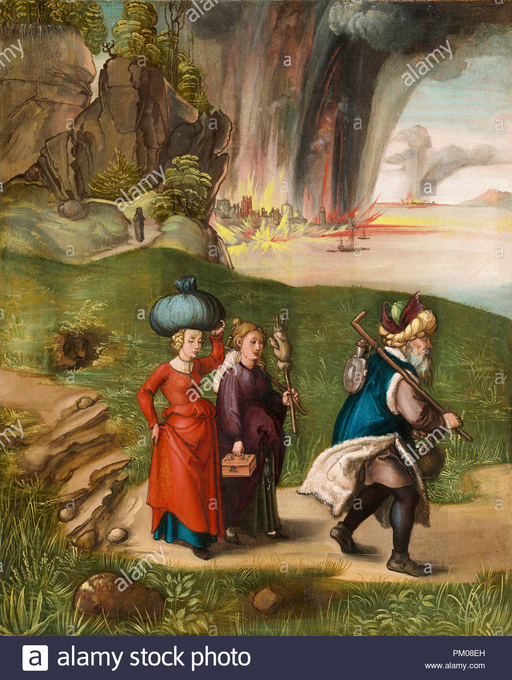 Lot And His Daughters Oil Art Stock Photos & Lot And His Daughters Oil ...