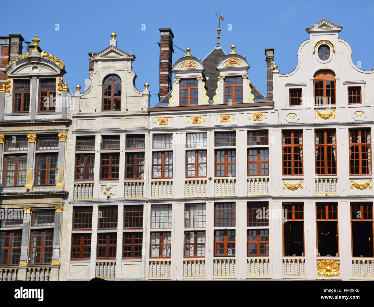 Medieval buildings on Grand place in Brussels, Belgium Stock Photo - Alamy