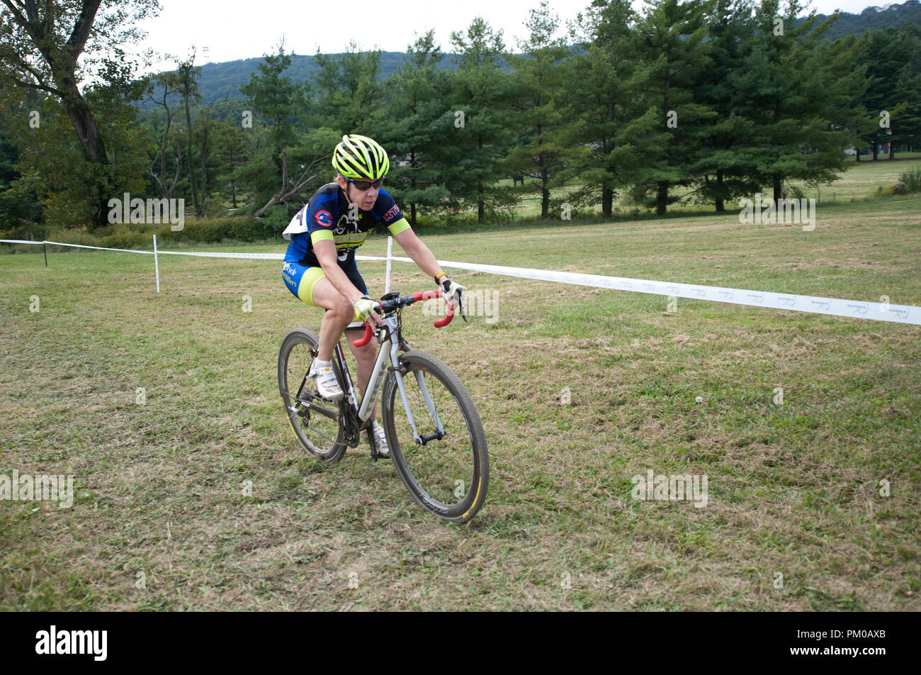 UNITED STATES - Sept08 : Racing action at the Fort Ritchie cyclocross ...