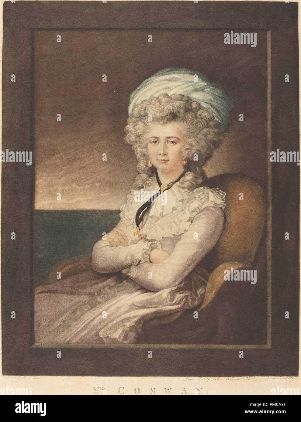 Maria Cecilia Louisa Cosway. Dated: 1787. Medium: color mezzotint. Museum: National Gallery of ...