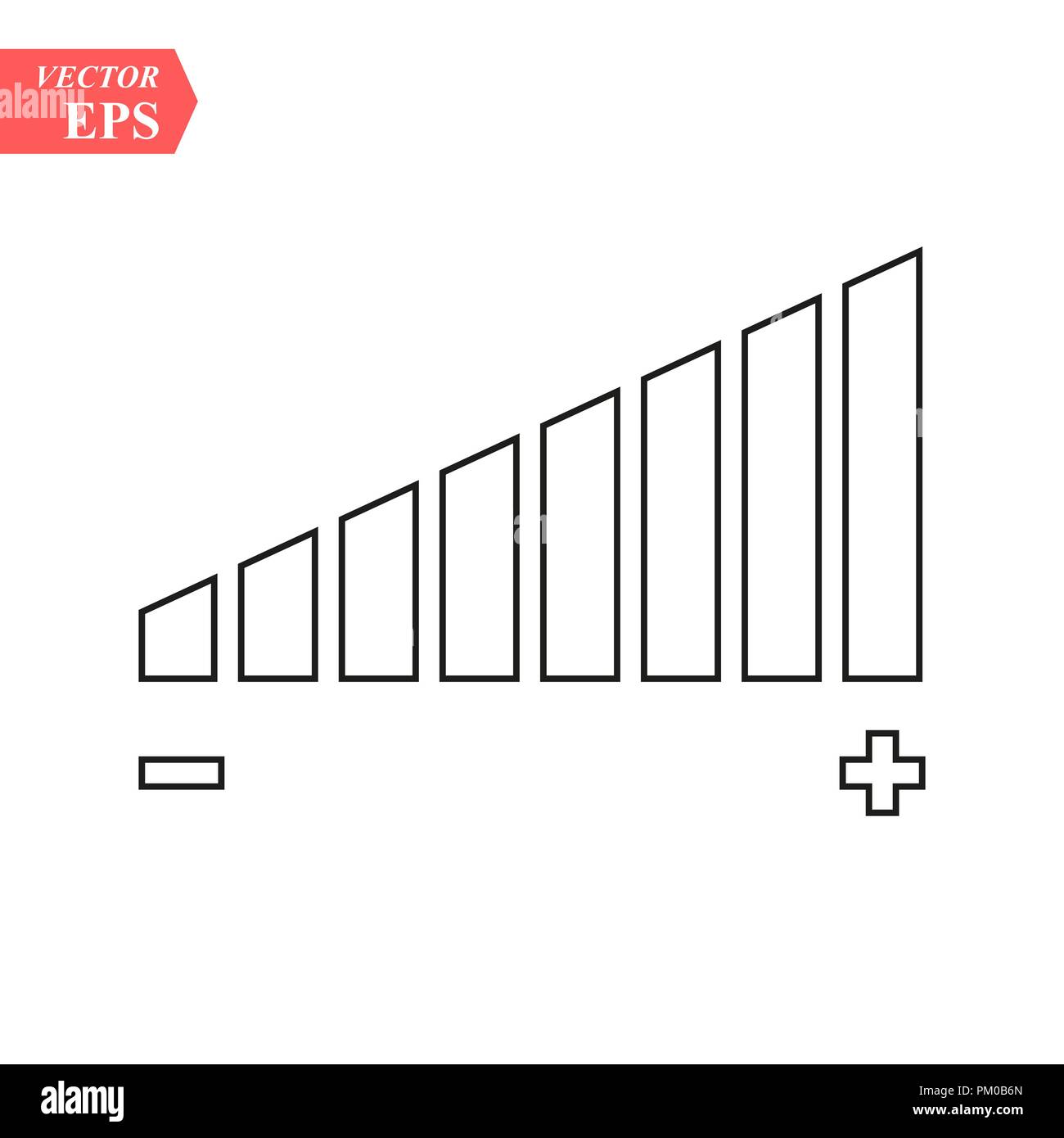 volume Icon Vector. Simple flat symbol. Illustration pictogram eps10 ...