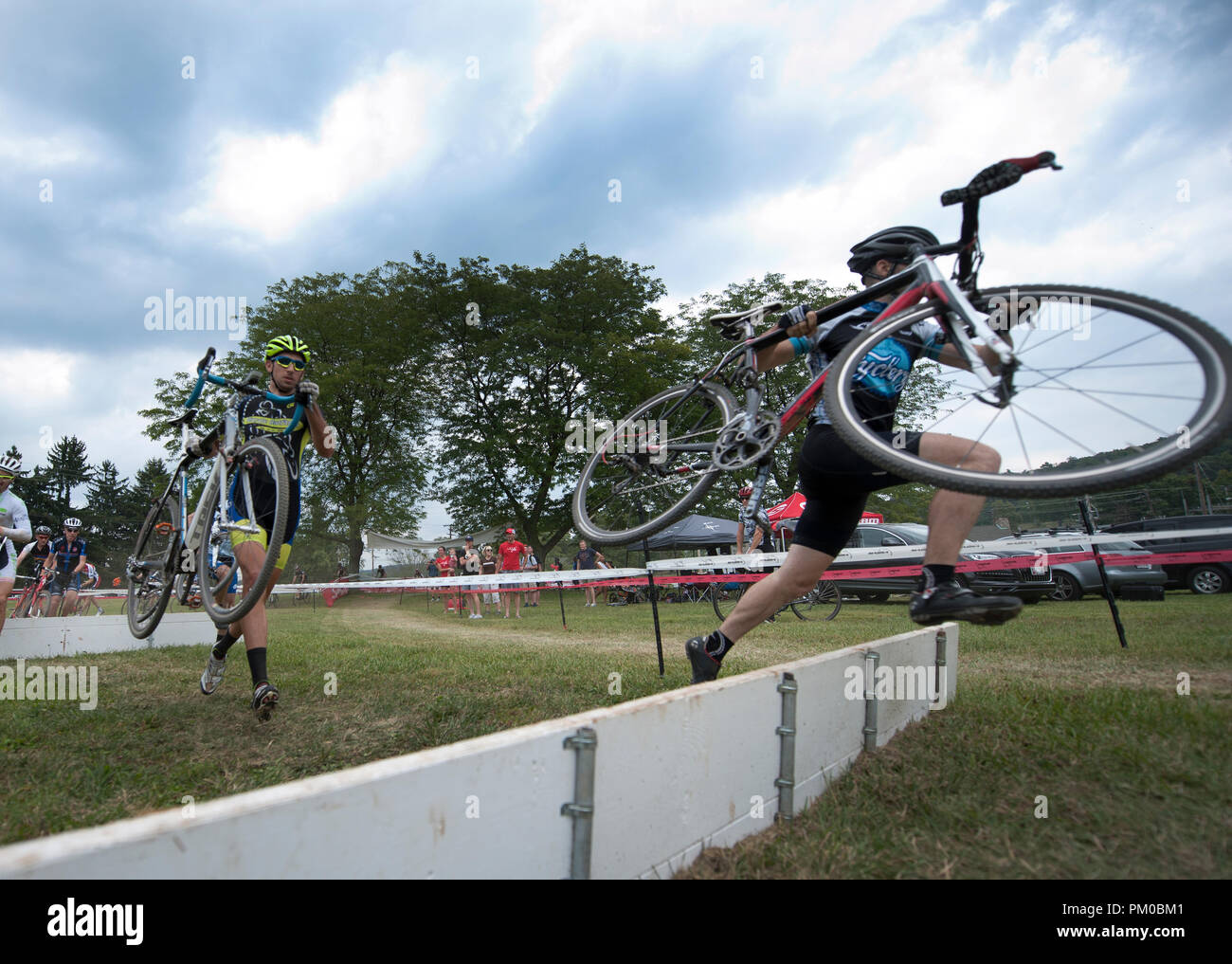 UNITED STATES - Sept08 : Racing action at the Fort Ritchie cyclocross ...