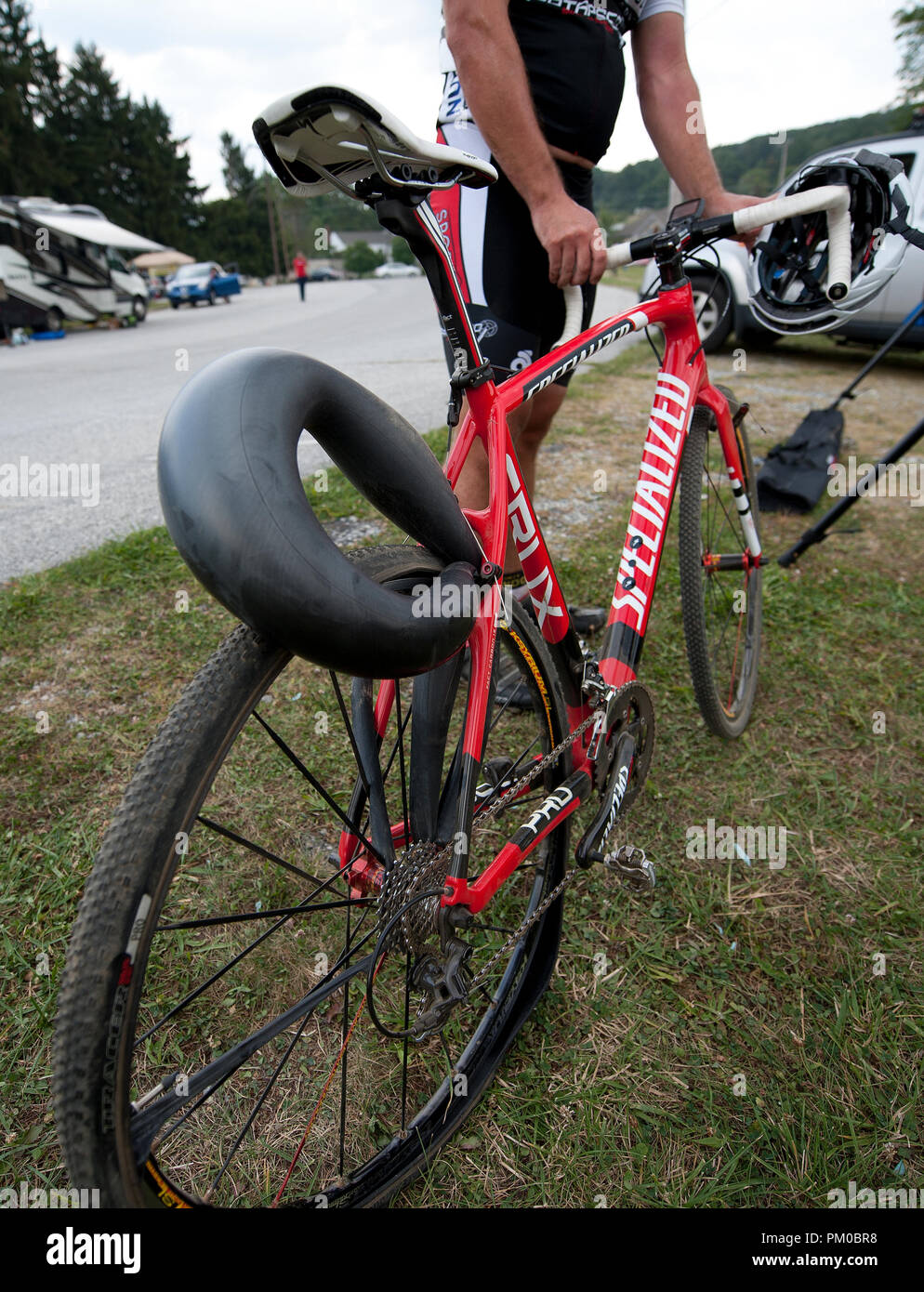 UNITED STATES - Sept08 : Racing action at the Fort Ritchie cyclocross ...