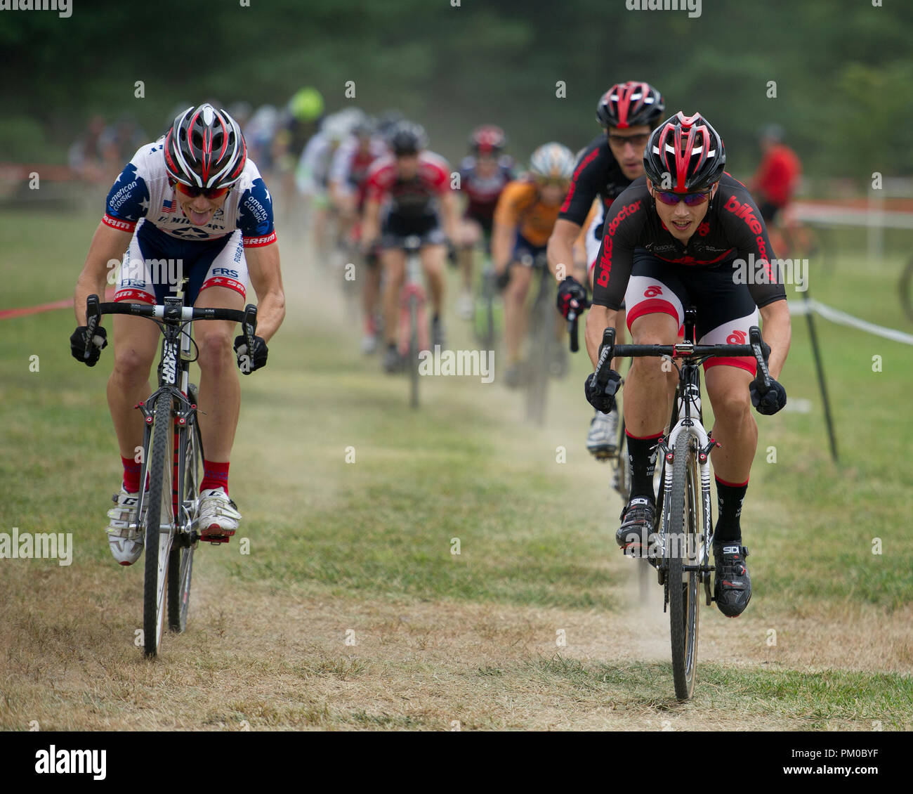 UNITED STATES - Sept08 : Racing action at the Fort Ritchie cyclocross ...