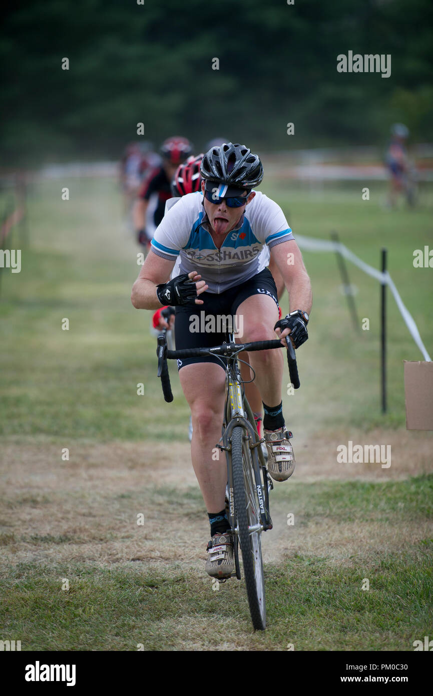 UNITED STATES - Sept08 : Racing action at the Fort Ritchie cyclocross ...